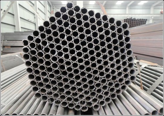 GB Q235B Q345B MS Steel Round Tubing , Drilling Hole Available Steel Round Pipe