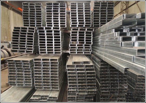 Q345B Mild Steel C Channel , Agricultural Ssteel Framed Buildings Channel Structural Steel