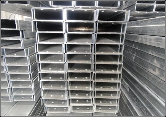 Drilling Hole Carbon Structural Mild Steel C Channel for Commercial Steel Buildings