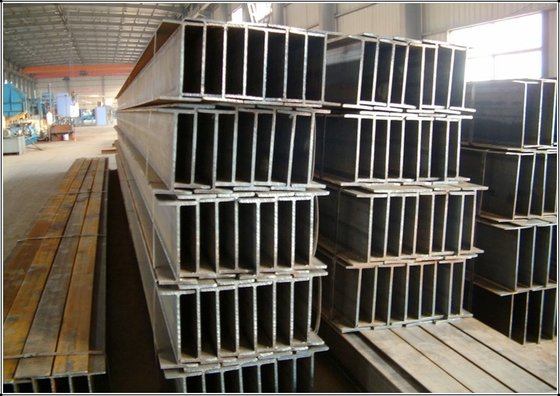 SS400 Q235 Q345 Metal Structural Steel I Beams with Standard  / Customised Size