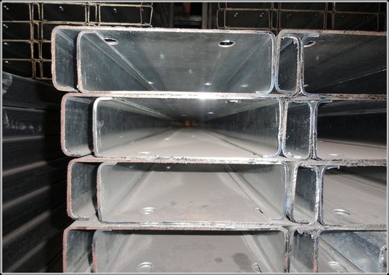 Customized Cutting Mild Steel C Channel for Drilling Hole Processing