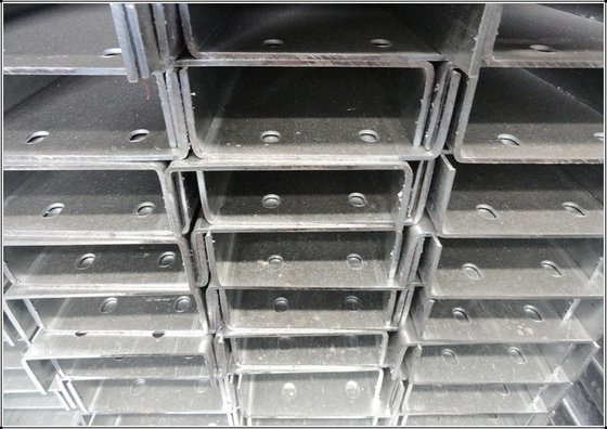 Industrial EN S235J2 C Shaped Galvanised Steel Channel for Structural Bracket