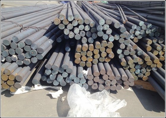 Black Structural Round Mild Steel Bar , 12mm S235JR Hot Rolling Steel Round Stock