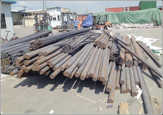 Die Steel Round Bar Stock ,  Smoothly Surface 8 mm Dia JIS SS400 Carbon Steel Rod