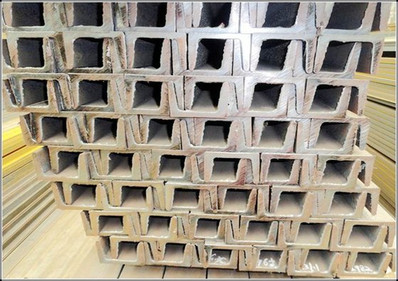 Carbon Mild Structural Steel U Section , Q235B Instruction Material U Shaped Steel Bar