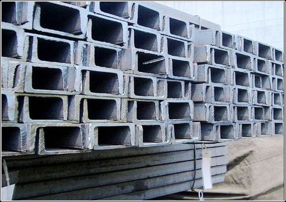 Q235B Mild Steel U Channel for Instruction Material 75 * 40 * 3.8 MM Size