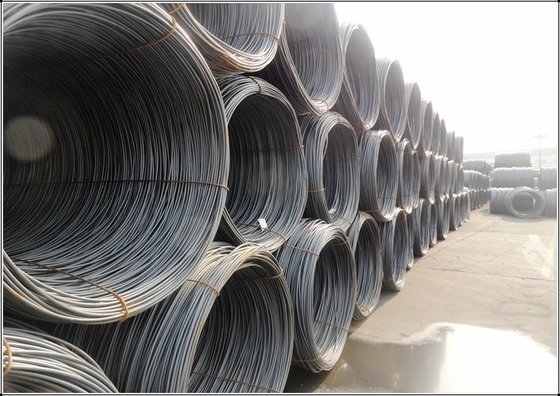 Cutting Available Mild Steel Wire Rod , Industrial Steel Wire SWRH27 Q/320582  SGY301-2013