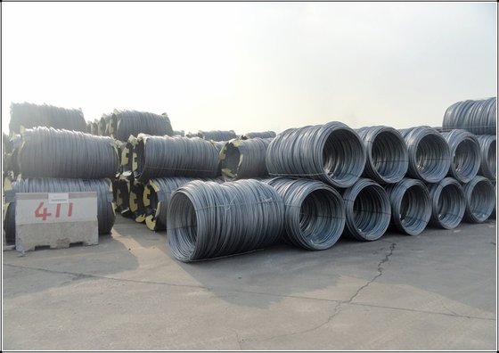 Cutting Available Mild Steel Wire Rod , Industrial Steel Wire SWRH27 Q/320582  SGY301-2013