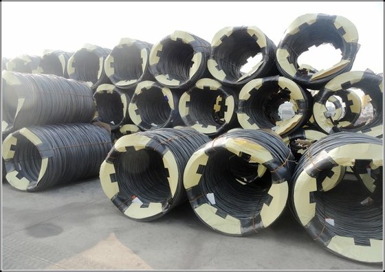 5.5 - 13 mm Diameter SWRH27 High Carbon Steel Wire Rod for Rope / Construction