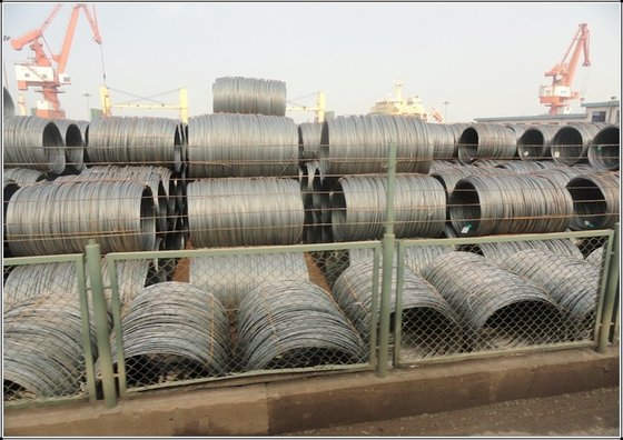 Phosphating Mild Steel Wire Rod , SWRCH10K ASTM JIS Carbon Steel Wire