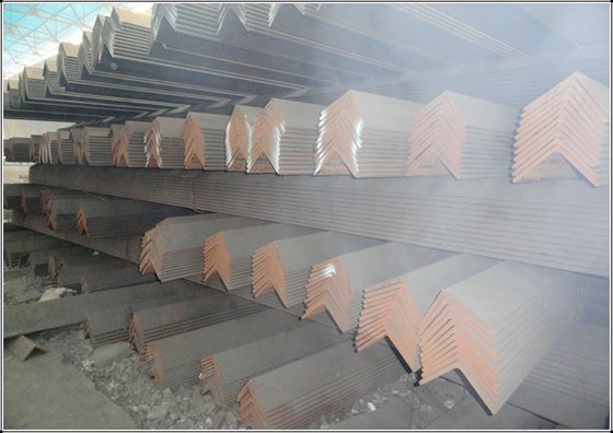 Structural Beam Galvanized Steel Angle , Cutting / Bending / Drilling Hole L Angle Steel
