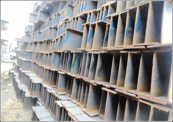 Hot Rolled Steel H Channel , ASTM S235JR MS Structural Carbon H Steel Beams