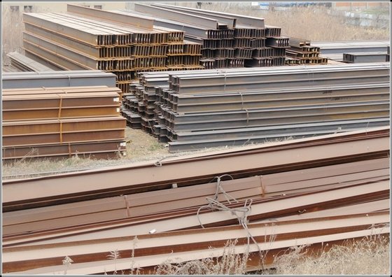 Hot Rolled Steel H Channel , ASTM S235JR MS Structural Carbon H Steel Beams