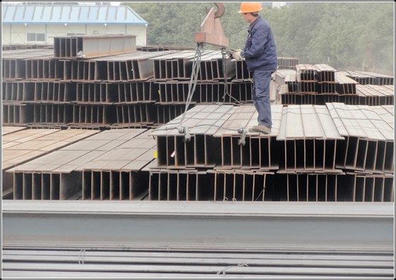 8 mm Flange Thickness Mild Steel H Beams with Galvanized Surface Treatment