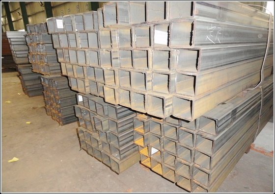 Project Material Steel Box Tubing , Q235 Hot Rolled Black Iron Square Tubular Steel