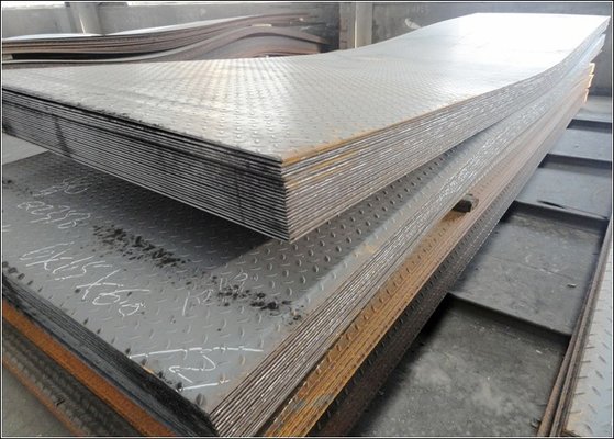 Carbon Steel ASTM Standard A36 Hot Rolled Checkered Steel Plate Cutting Available