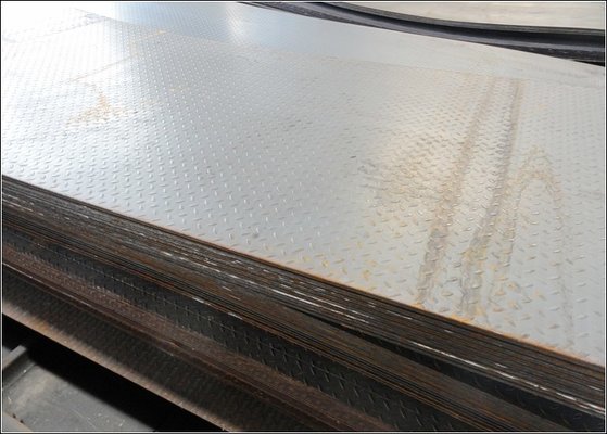 Carbon Steel ASTM Standard A36 Hot Rolled Checkered Steel Plate Cutting Available
