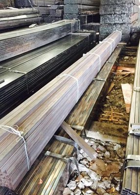 S355JR Steel Hollow Galvanized Square Tubing for Cutting / Bending / Drilling hole