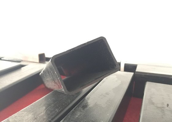 Black Galvanized Mild Steel Square Tubing with Q345 GB/T700 - 2009 Standard