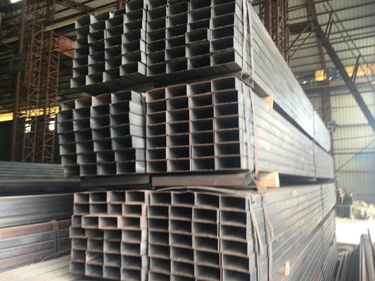 JIS SS400 Hollow Square Steel Pipe with Galvanized Surface Treatment