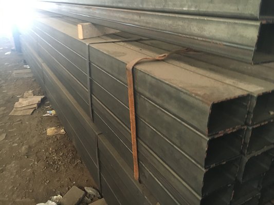 Hot rolled black iron Hollow tube 2M thick Q235 Construction material