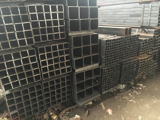 SGS certified Q345 Square Steel Pipe , Seamless S275JR Black Square Tubing