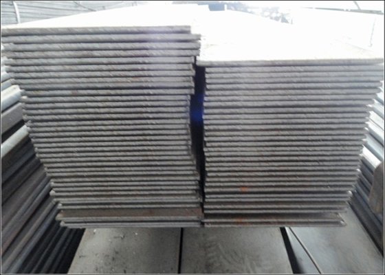 Black / Galvanized Mild Steel Flat Bar with Square Edge with material JIS SS400 SS490