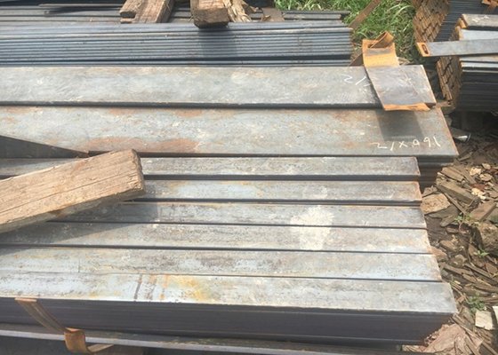 6 Meter GB Q235B Mild Steel Flat Bar for Cutting / Bending / Drilling Hole