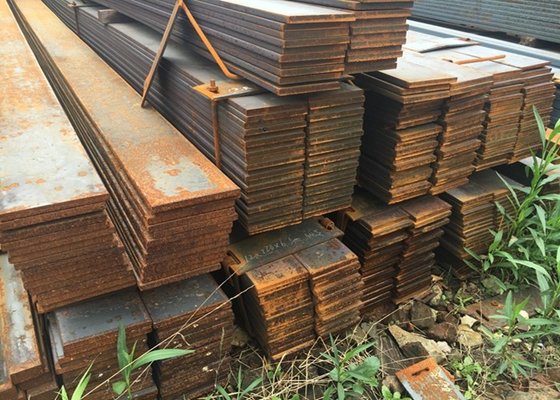 Hot Roll Carbon Steel Flat Bar ST37 ST52 Flat Metal Bar Construction Material