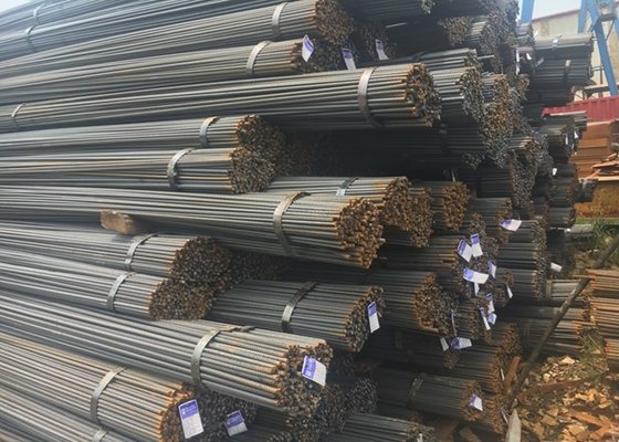 Deformed Hot Rolled Billet Steel Bars SS 440 for Boncrete Reinforcement 6 - 9m Length