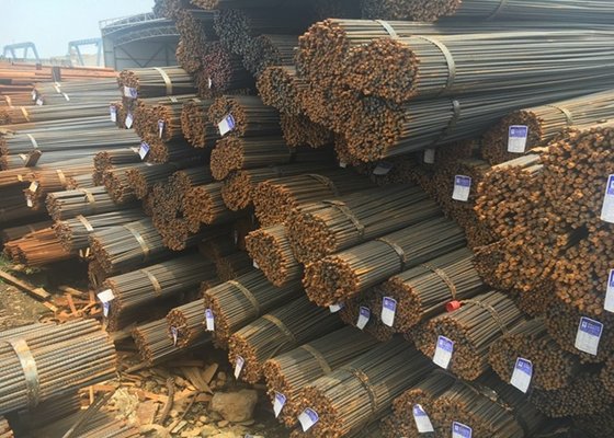 Cutting / Bending / Drilling Hole Processing Deformed Steel Bars for Structural Beam , ASTM A706 Grade 60
