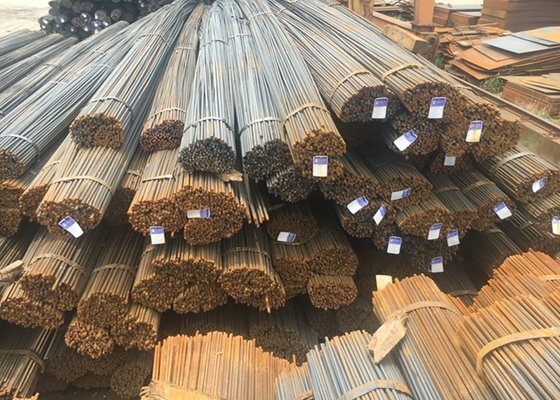 Steel Deformed Round Reinforcing Rods ASTM A615 Gr 60 for Concrete / Construction / Building