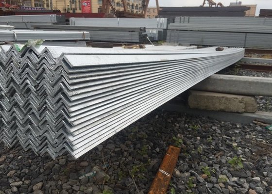 Hot Rolled Equal Angle Bar 63 * 10mm With Zinc Coating Surface Treatment