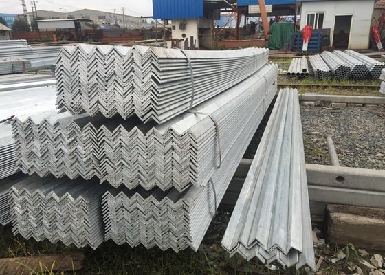 Hot Rolled Equal Angle Bar 63 * 10mm With Zinc Coating Surface Treatment