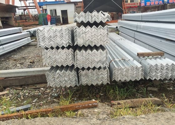 Hot Rolled Equal Angle Bar 63 * 10mm With Zinc Coating Surface Treatment