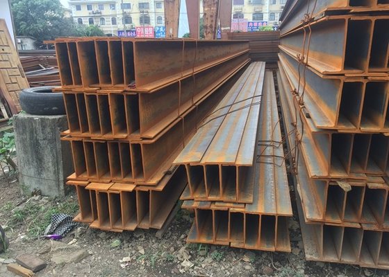 Large Stock SS400 MS Steel H Beams / H Channel Iron Beam For Machinery Bracket