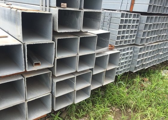 Black Steel EN S355JR Square Hollow Section Steel Metal Square Tube CE Approval