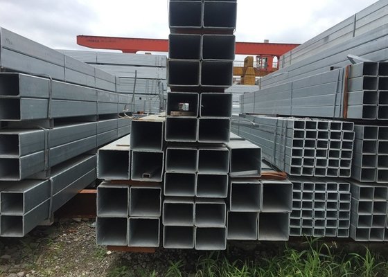 Black Steel EN S355JR Square Hollow Section Steel Metal Square Tube CE Approval