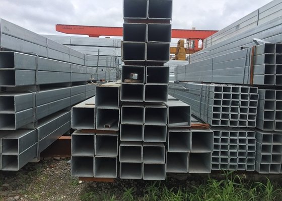Black Steel EN S355JR Square Hollow Section Steel Metal Square Tube CE Approval