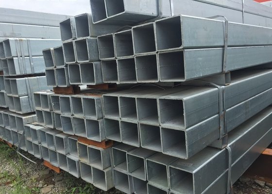 Black Steel EN S355JR Square Hollow Section Steel Metal Square Tube CE Approval