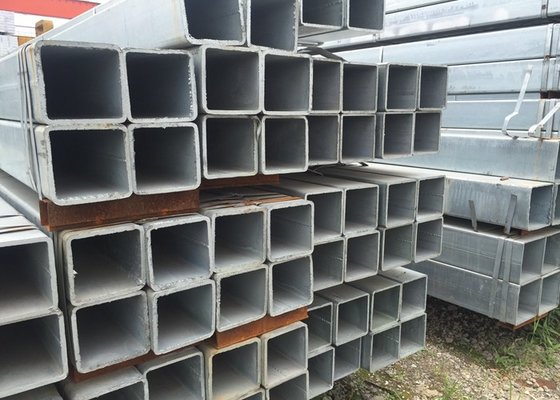 40 * 40 * 2.0mm Steel Drilling Hole Steel Rectangular Tubing For House Building