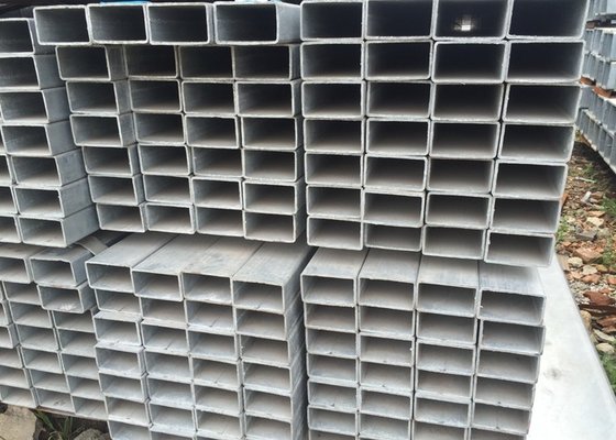 40 * 40 * 2.0mm Steel Drilling Hole Steel Rectangular Tubing For House Building