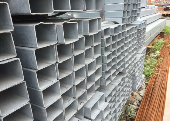40 * 40 * 2.0mm Steel Drilling Hole Steel Rectangular Tubing For House Building