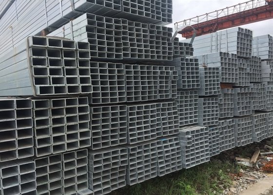 GB Standard Q235 Black Square Steel Pipe Galvanized Mild Steel Square Tubing