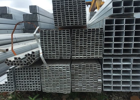 GB Standard Q235 Black Square Steel Pipe Galvanized Mild Steel Square Tubing