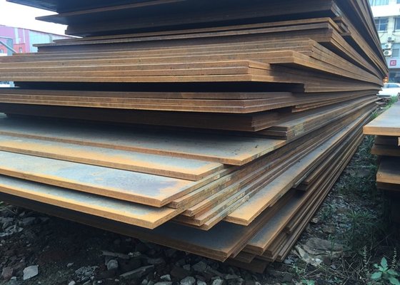 SS400 SS450 Hot Rolled Mild Steel Sheet For Cutting / Bending / Drilling Hole Processing