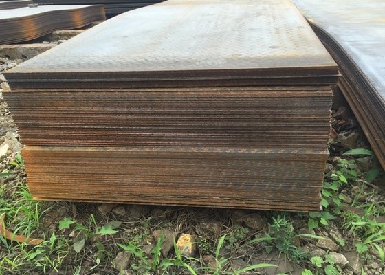 SS400 SS450 Hot Rolled Mild Steel Sheet For Cutting / Bending / Drilling Hole Processing