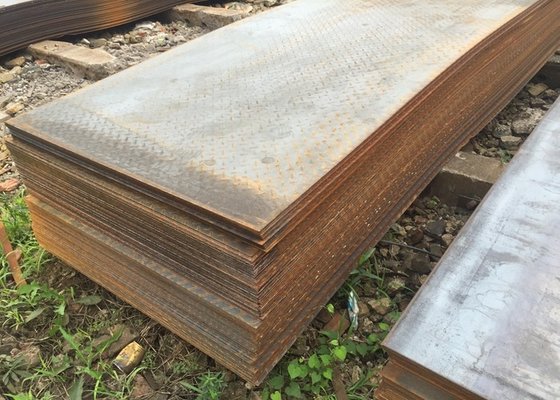SS400 SS450 Hot Rolled Mild Steel Sheet For Cutting / Bending / Drilling Hole Processing