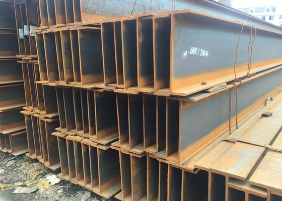Hot Rolling Iron Prime Q235B Steel H Beams with grade JIS SS400 SS490 for construction material