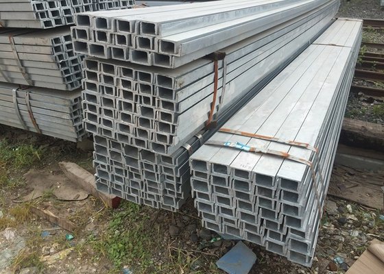Hot Rolled Milled galvanized steel u channel ASTM JIS GB DIN Standard